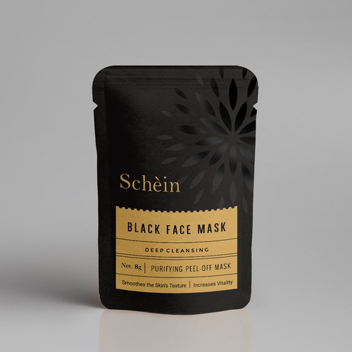 Luxury blackhead cosmetics packets with additional work for the winner ...