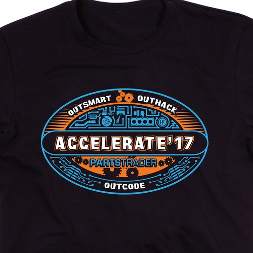 Design a killer tshirt for our themed "hackathon" event | T-shirt contest