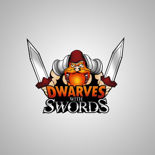 Board Game Logo: Dwarves with Swords | Logo design contest