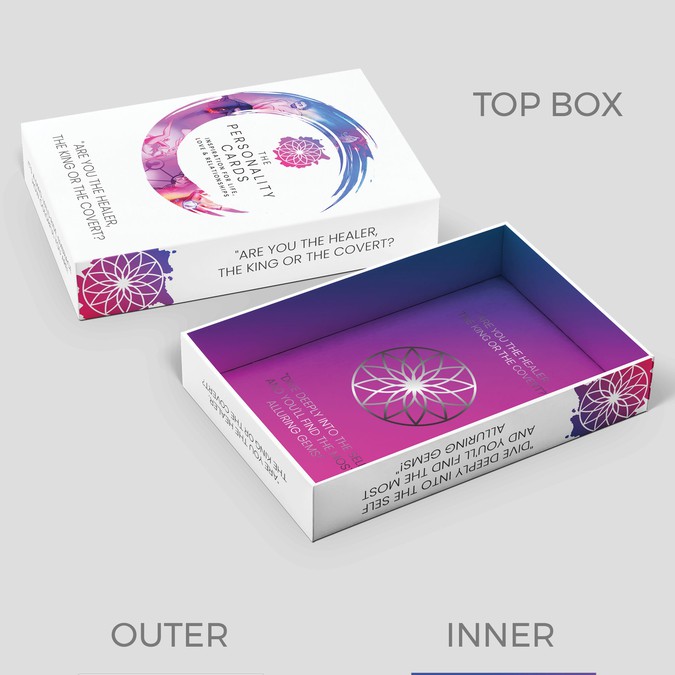 Create an enticing, mysterious box for The Personality Cards | Product ...