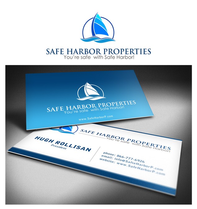 logo for SAFE HARBOR PROPERTIES | Logo & business card contest