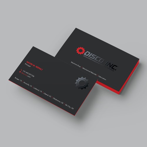 Designs | Business Card Design for Industrial Service Company ...