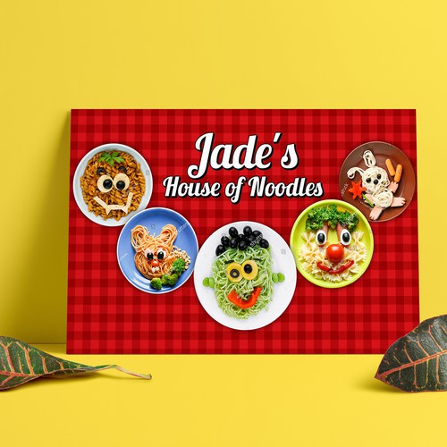Design a fun & creative poster for a Noodle restaurant | Poster contest