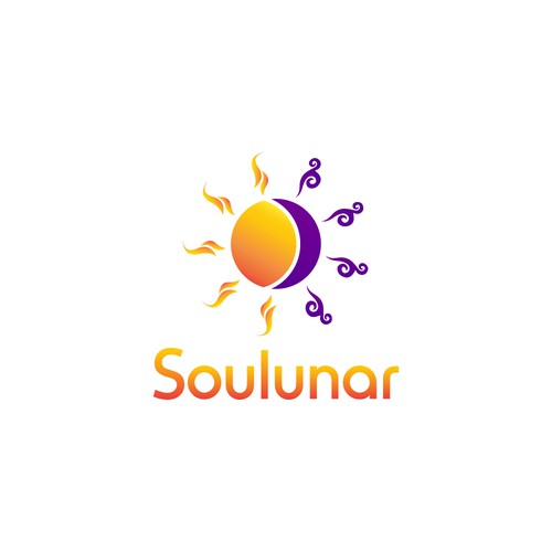 Create an eye-catching sun and moon logo for Soulunar | ロゴデザインコンペ