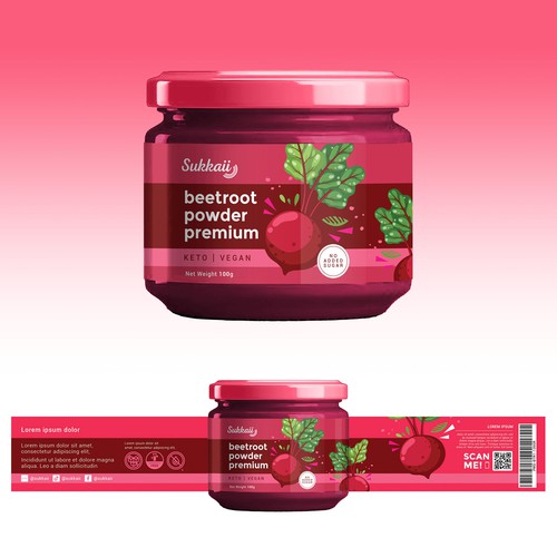 Designs | Design bold, bright, colorful superfood label | Product label ...