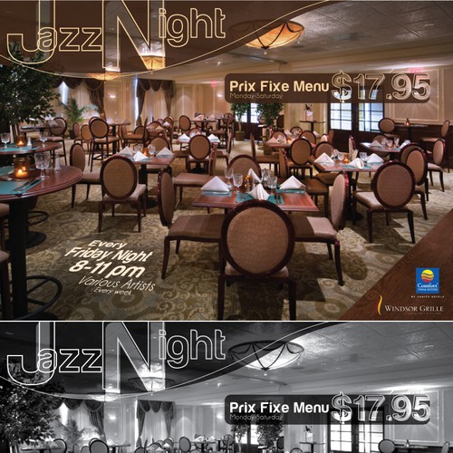 Jazz Night Advertisement | Print or packaging design contest
