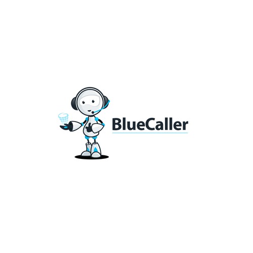 BlueCaller - Create a logo character/mascot for a software application ...