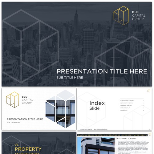 Presentation for Real Estate Investment Project | PowerPoint template ...
