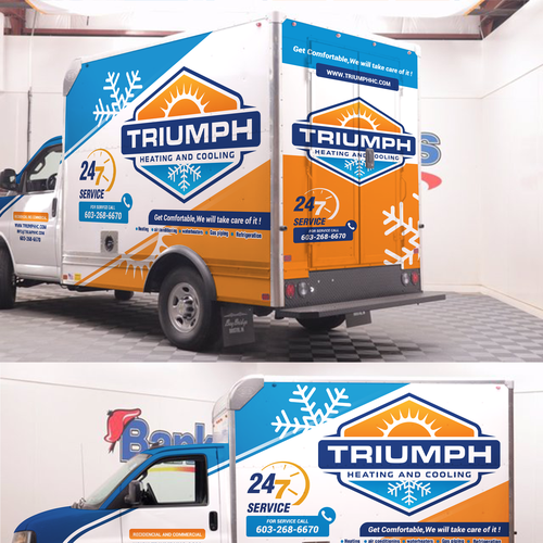 Designs | HVAC Van Wrap | Car, truck or van wrap contest