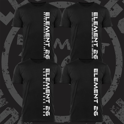 Inspiring CrossFit and Weightlifting T-Shirt for Element 26 Brand | T ...