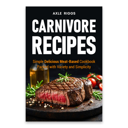 Designs | Carnivore Recipes | Book cover contest