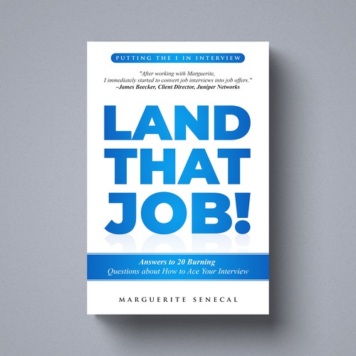 Designs | Bold, clean cover for book about acing an interview & landing ...