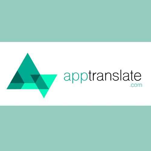 Flat, geometric logo for app translation website | Icon or button contest