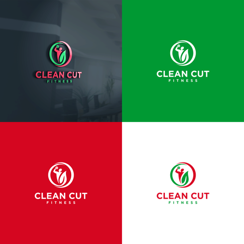A cool and powerful logo to get Clean Cut Fitness noticed! | Logo ...