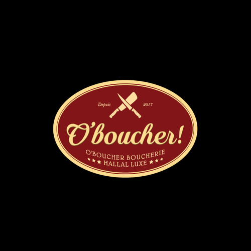boucherie o'boucher moderne luxuary butchery hallal | Logo design contest
