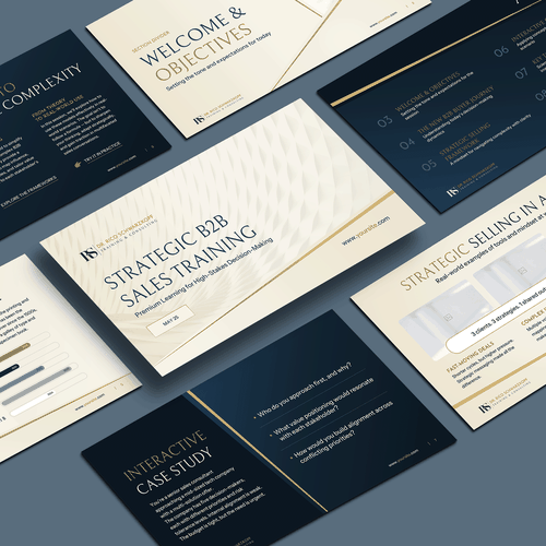 Designs | PowerPoint Master Template for Premium B2B Sales Training ...