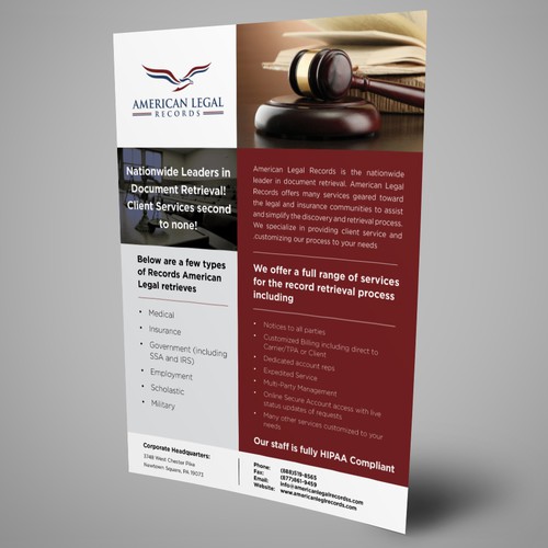 GUARANTEED!!!! Design Eye Catching One Page Flyer for our New Document ...