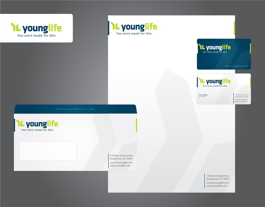 Letterhead, envelope, business card package | Print or packaging design ...