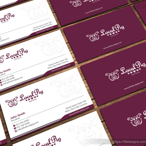 Local Butcher Shop - Business Card | Business card contest