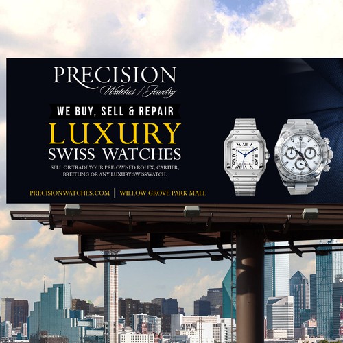 Designs | Luxury Watch Billboard Design | Signage contest