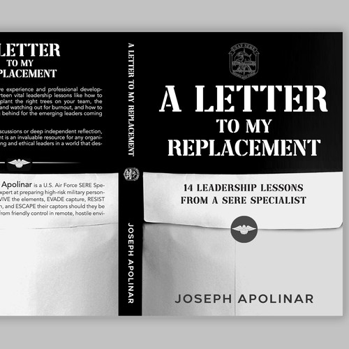 Designs | A Letter To My Replacement Book Cover | Book cover contest