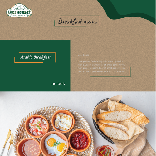 Best menu design | Other design contest | 99designs