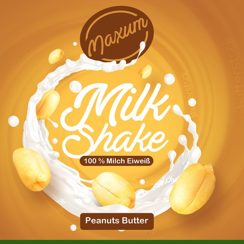 Milk Shake label design | Product label contest