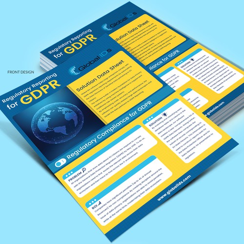 GDPR Brochure | Postcard, flyer or print contest