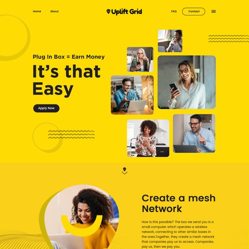 Designs | An inviting site to introduce hosting wireless hubs to earn ...