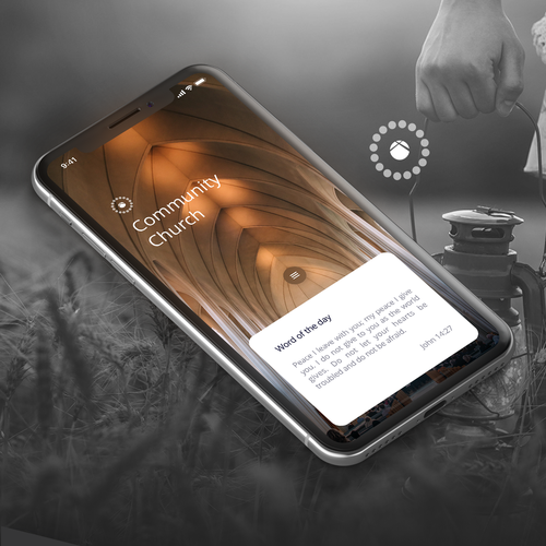 Church app redesign | App design contest