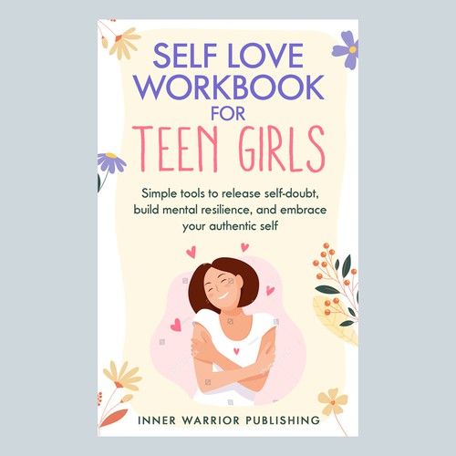 Designs | Self-help cover for girls 11-15 | Book cover contest