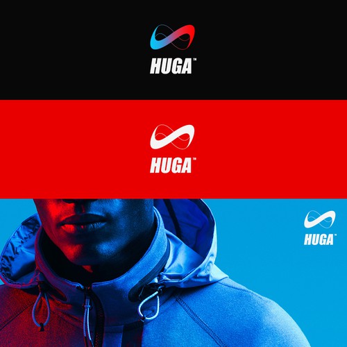 Huga Logo HUGO Blue Nugibol T Shirt White