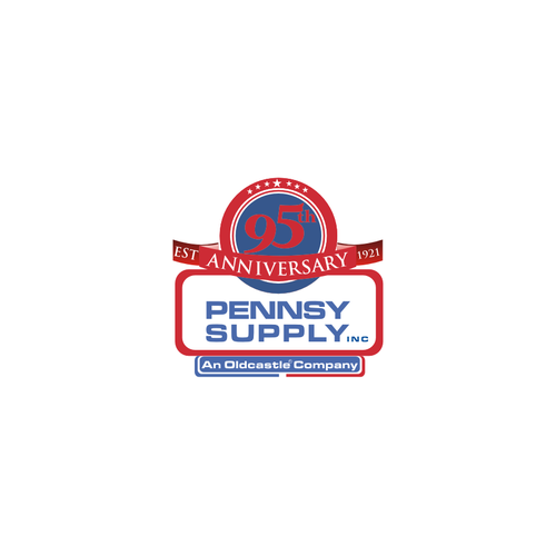 Create a 95th anniversary logo enhancement for Pennsy Supply. | Logo ...