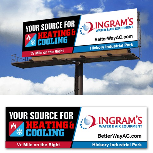 Design an eye-catching Billboard for a leading HVAC Company | Signage ...