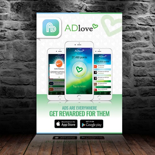 Design a Flyer/Ad Imagery to increase user downloads for AdLove ...