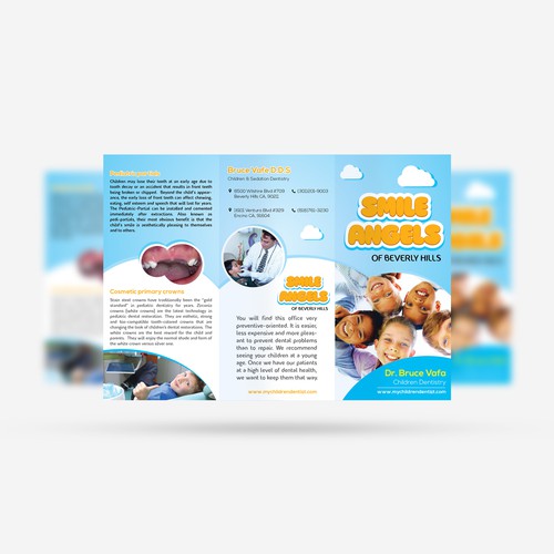 A Referral Brochure for a Children Dentistry office in Beverly Hills ...