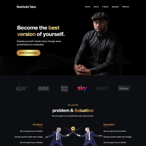 Designs | High-Performance-Coach Website | Web page design contest