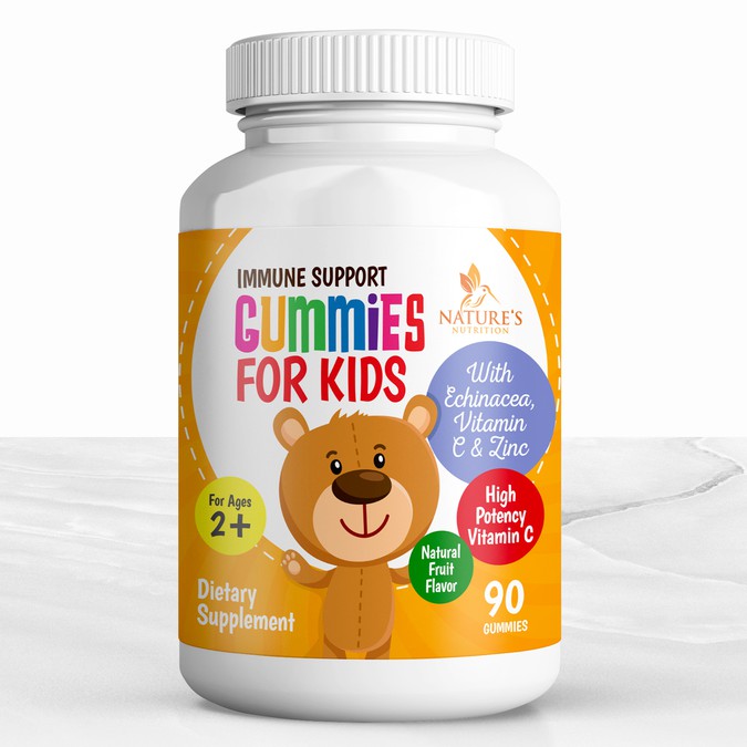 Need Kids Immune Support Gummy Label Design | Product label contest