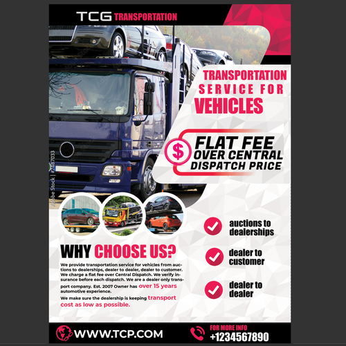 Designs | transportation flyer | Postcard, flyer or print contest