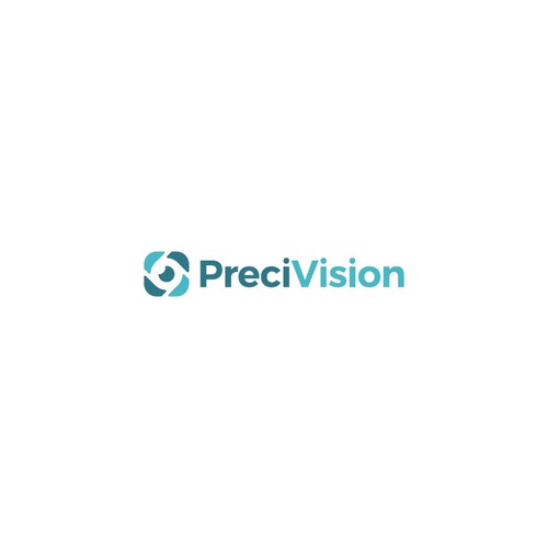 Design a modern logo for PreciVision (Precise Vision), a precise 3D ...