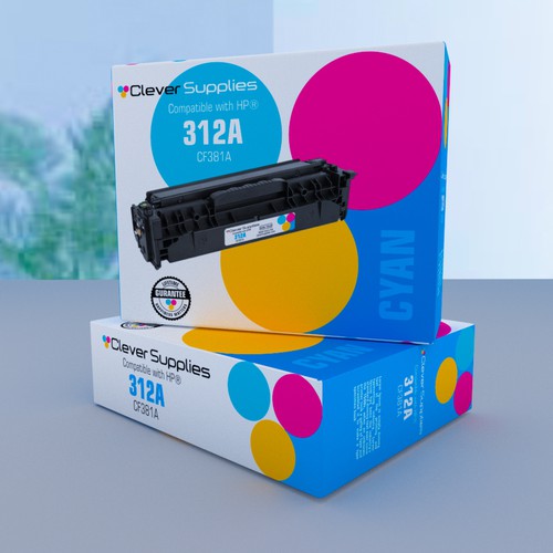 Design eye catching Toner Cartridge Box | Product packaging contest