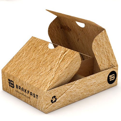 Breakfast Delivery Box & Sleeve Design. | Product packaging contest