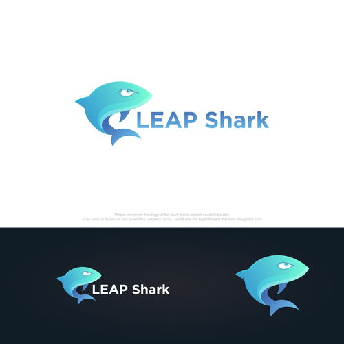 Designs | L.E.A.P Shark logo design for club management system | Logo ...