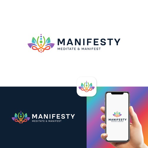 Designs | icon & logo for meditation & manifesting app | Logo design ...