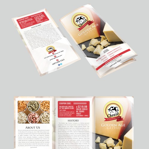 Create Brochure for Cheese Company | Brochure contest