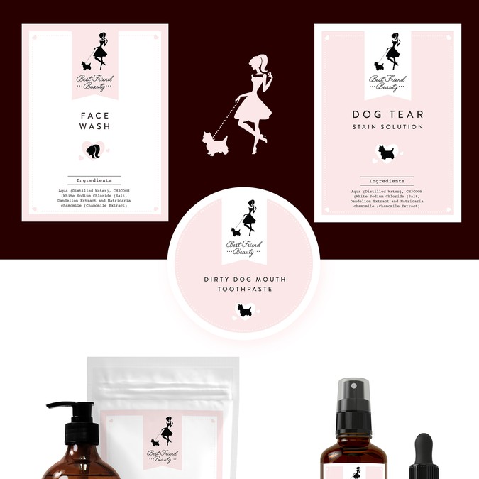 Dog Organic Beauty Product Label Design | Product packaging contest