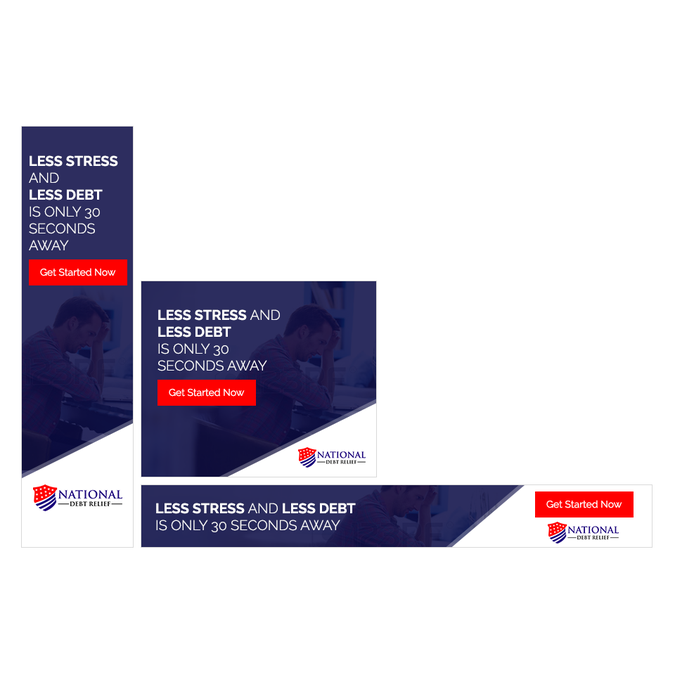 Design a new banner ad for a top rated financial services company ...