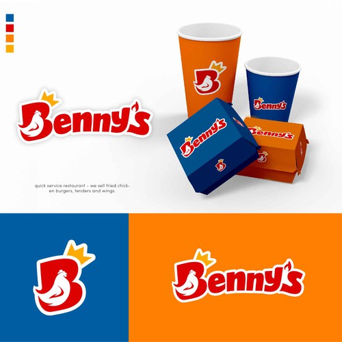 Designs | Design a fried chicken logo & pattern for a fried food outlet ...