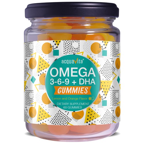 Label Design for the New Innovative Gummy Supplement. | Product label ...
