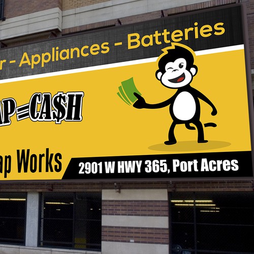 Design a Billboard for a Scrap Metal Company! | Signage contest